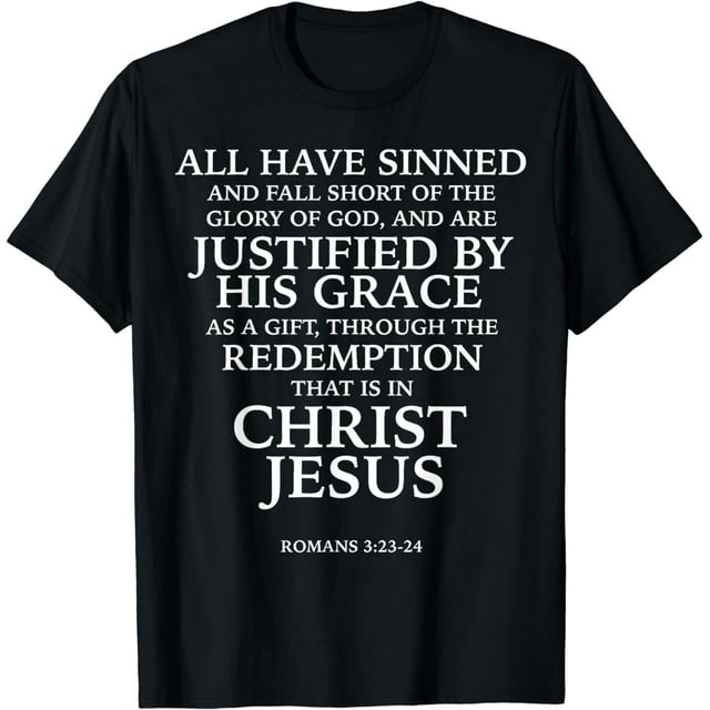 All Have Sinned (W) - Bible Verse Romans 3:23-24 Scripture - Walmart.com