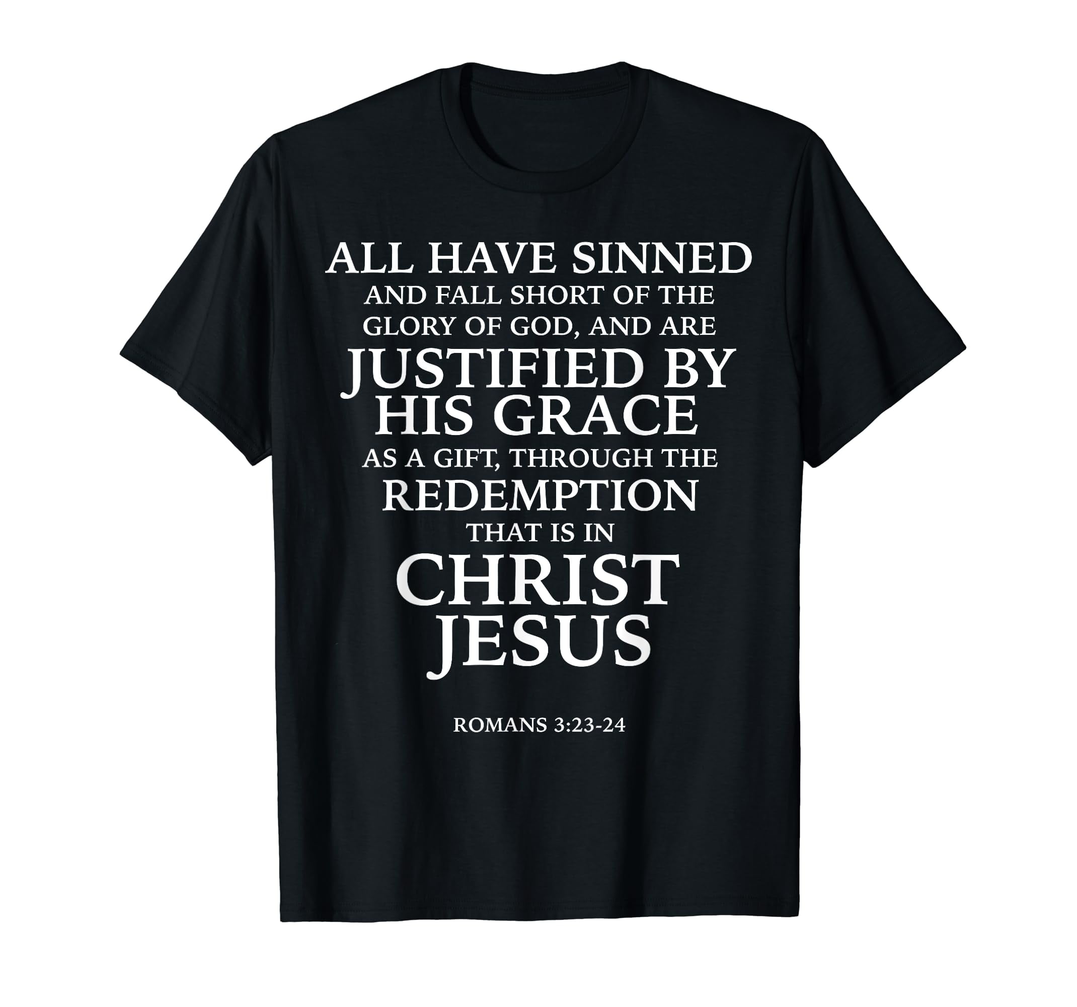 All Have Sinned (W) - Bible Verse Romans 3:23-24 Scripture - Walmart.com