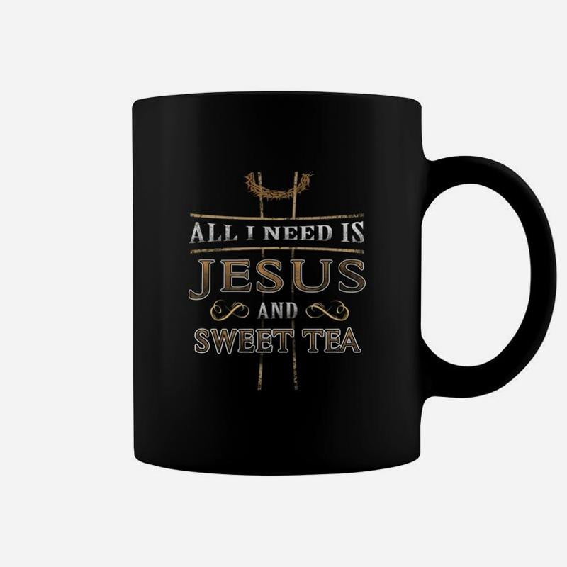 All I Need Is Jesus And Sweet Tea For Christian Gif Coffee M - Walmart.com