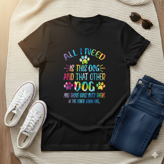 All I Need Is This Dog And That Other Dog For Pet Owner Unisex T-Shirt up to Size 5XL - Walmart.com
