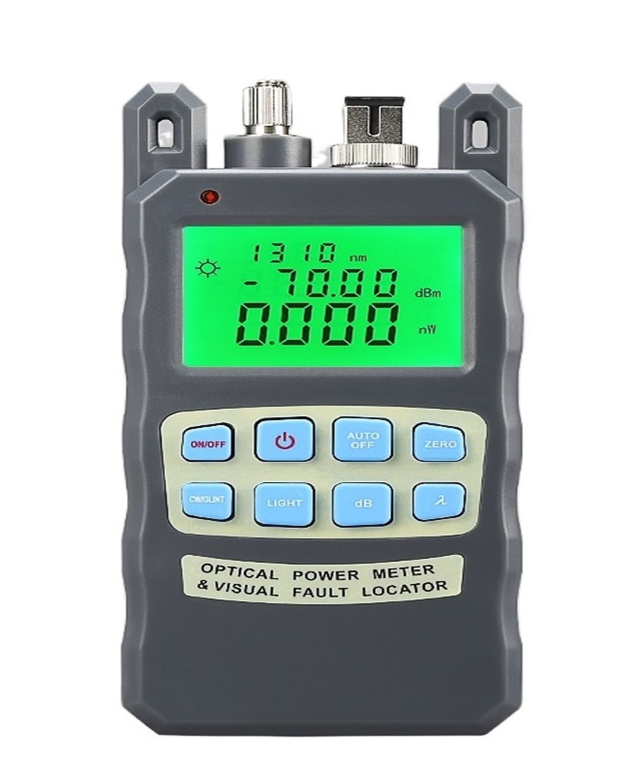 All-IN-ONE Fiber Optical Power Meter -70 +10dBm,1/10mw/20mw/30mw/50mw ...