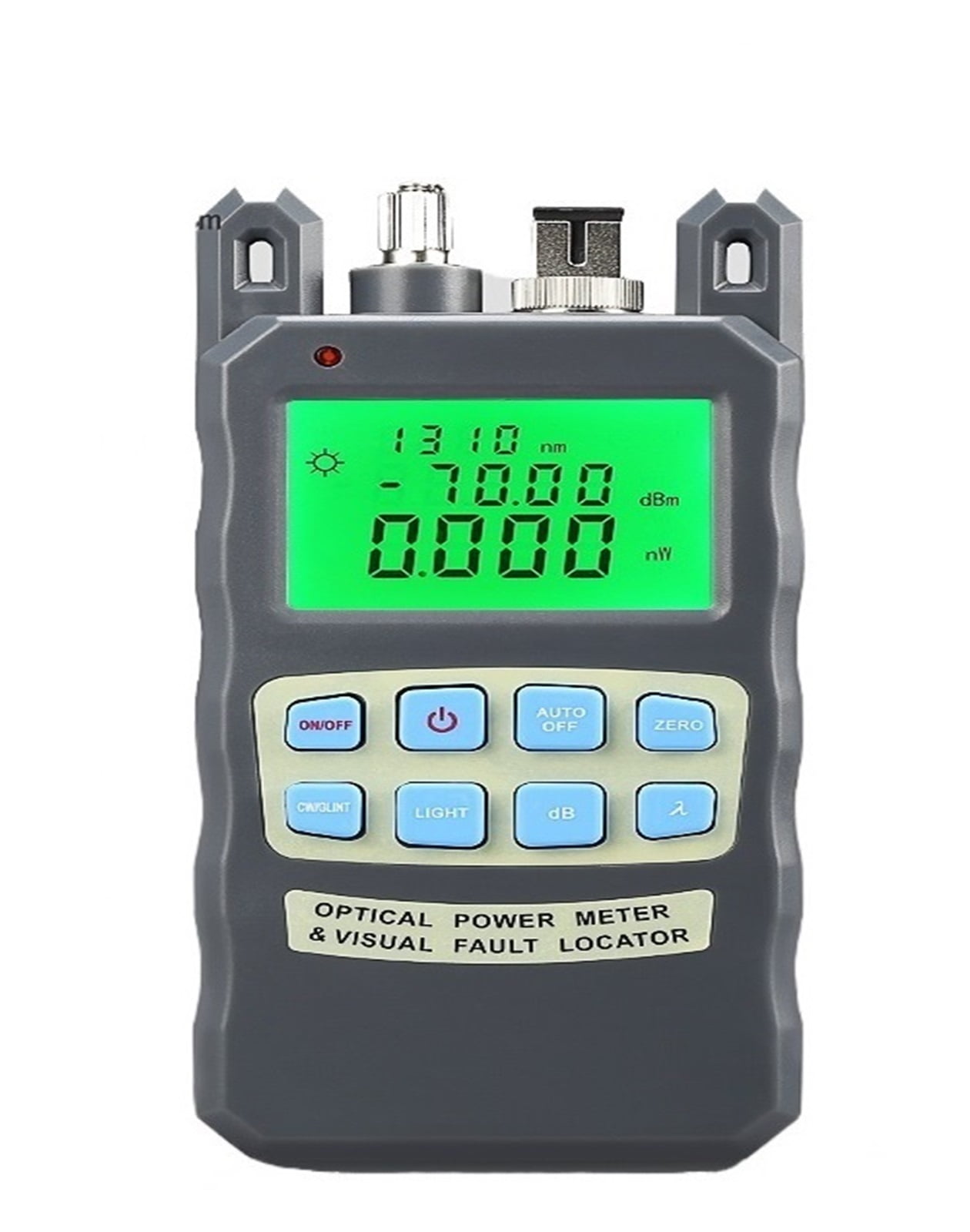 All-IN-ONE Fiber Optical Power Meter, -70 +10dBm 1/10mw/20mw/30mw/50mw ...