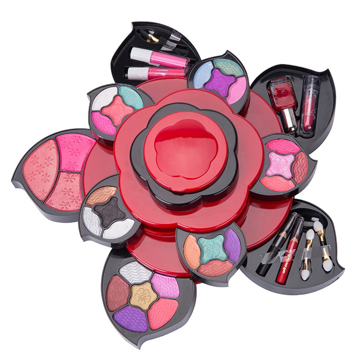 All In Makeup Kits For Teens Flower Pallete For Girls 3 Tiers Cosplay ...