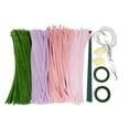 All-In-One 400Pcs DIY Flower Craft Kit with Pipe Cleaners - Handmade ...
