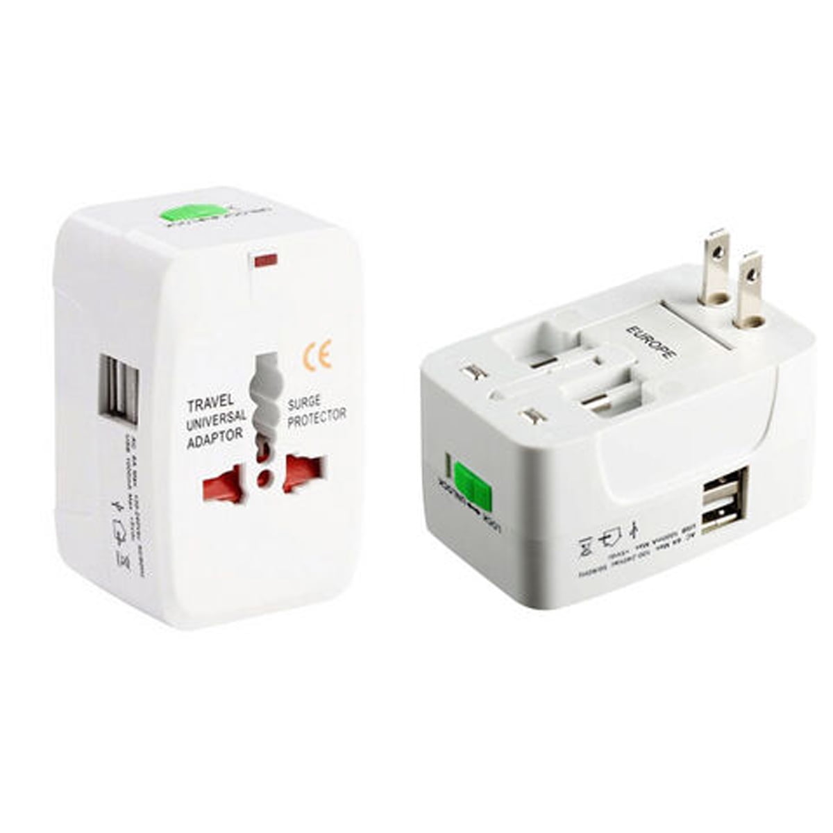 All-In-One Adapter For Over 180 Countries, Universal Travel Adapter ...