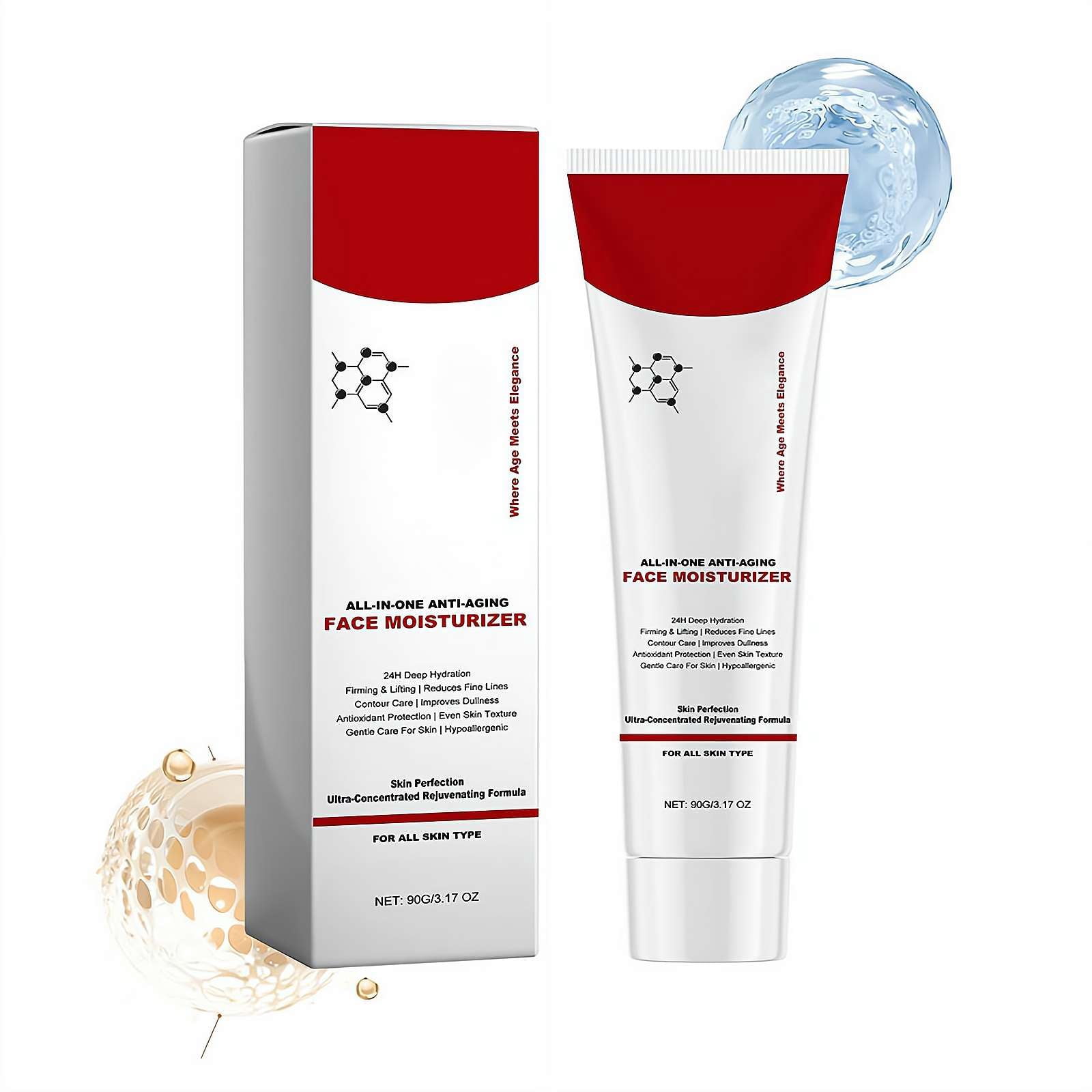 All In One Anti-Aging Retinol Cream Advanced Firming Moisturizer for ...