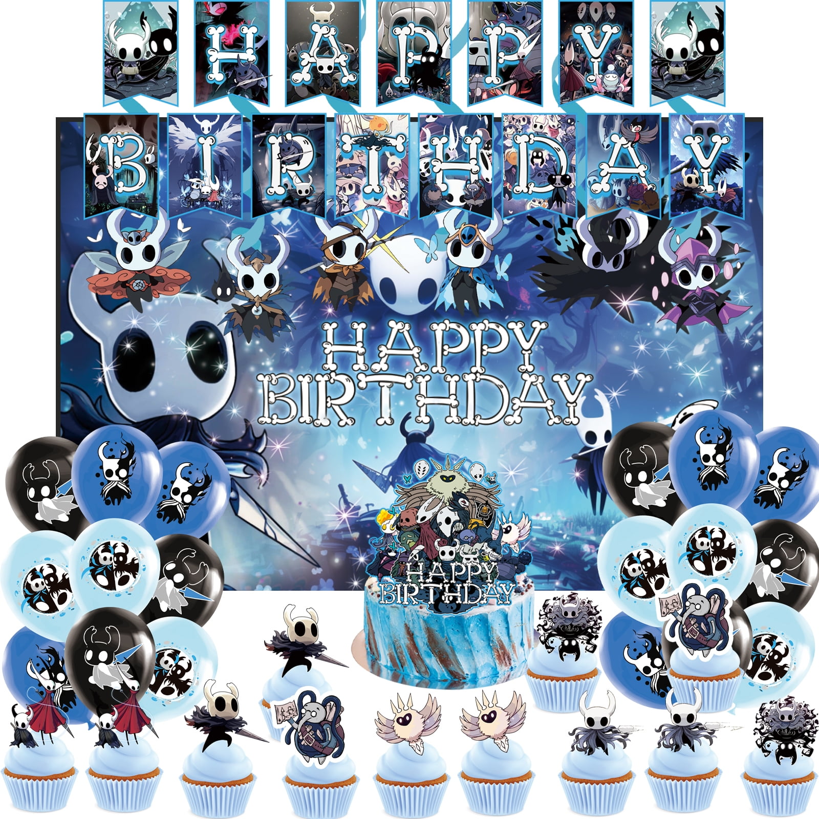 All-In-One Birthday Party Decoration Set, Character Prints Anime ...
