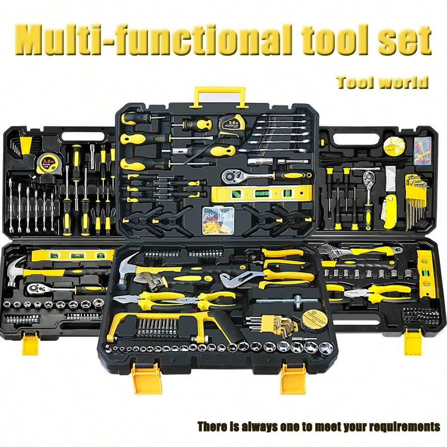 All-In-One Home & Auto Tool Kit: 158-Piece Heavy-Duty Hardware Set ...
