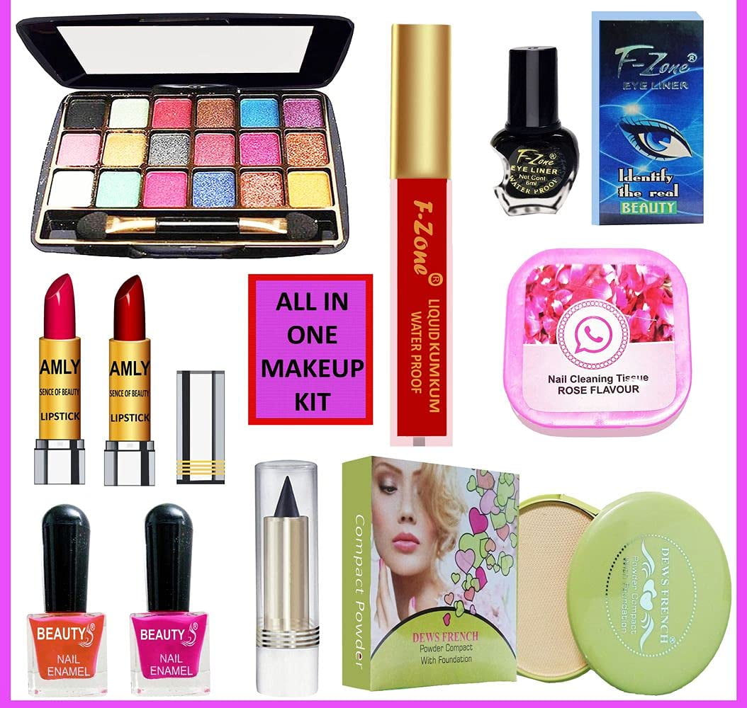 All In One Makeup Kit Of 10 Makeup Items VK12 - Walmart.com