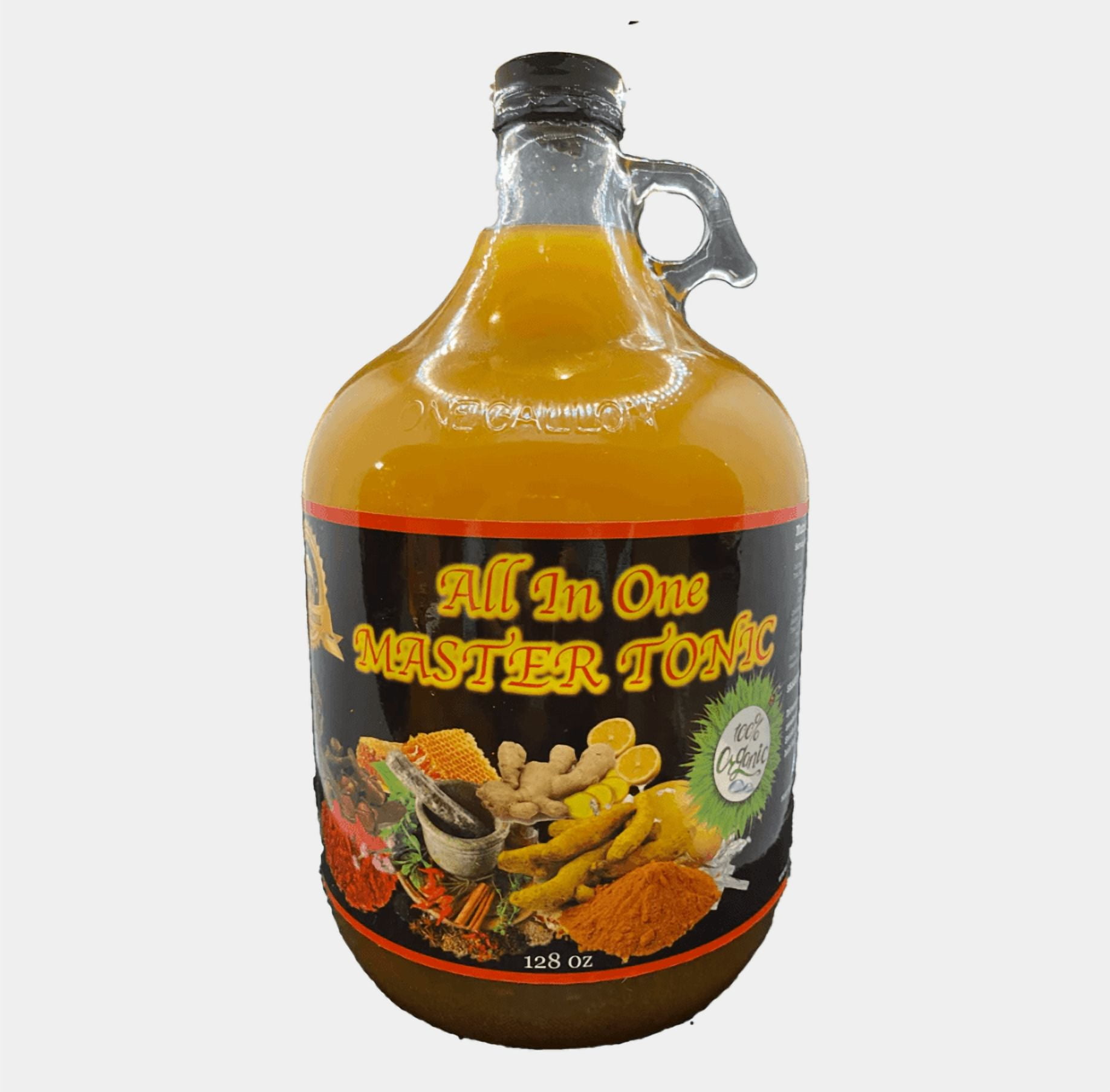 Master Tonic Juice, 128 Oz, Organic Apple Cider Vinegar, Cinnamon ...