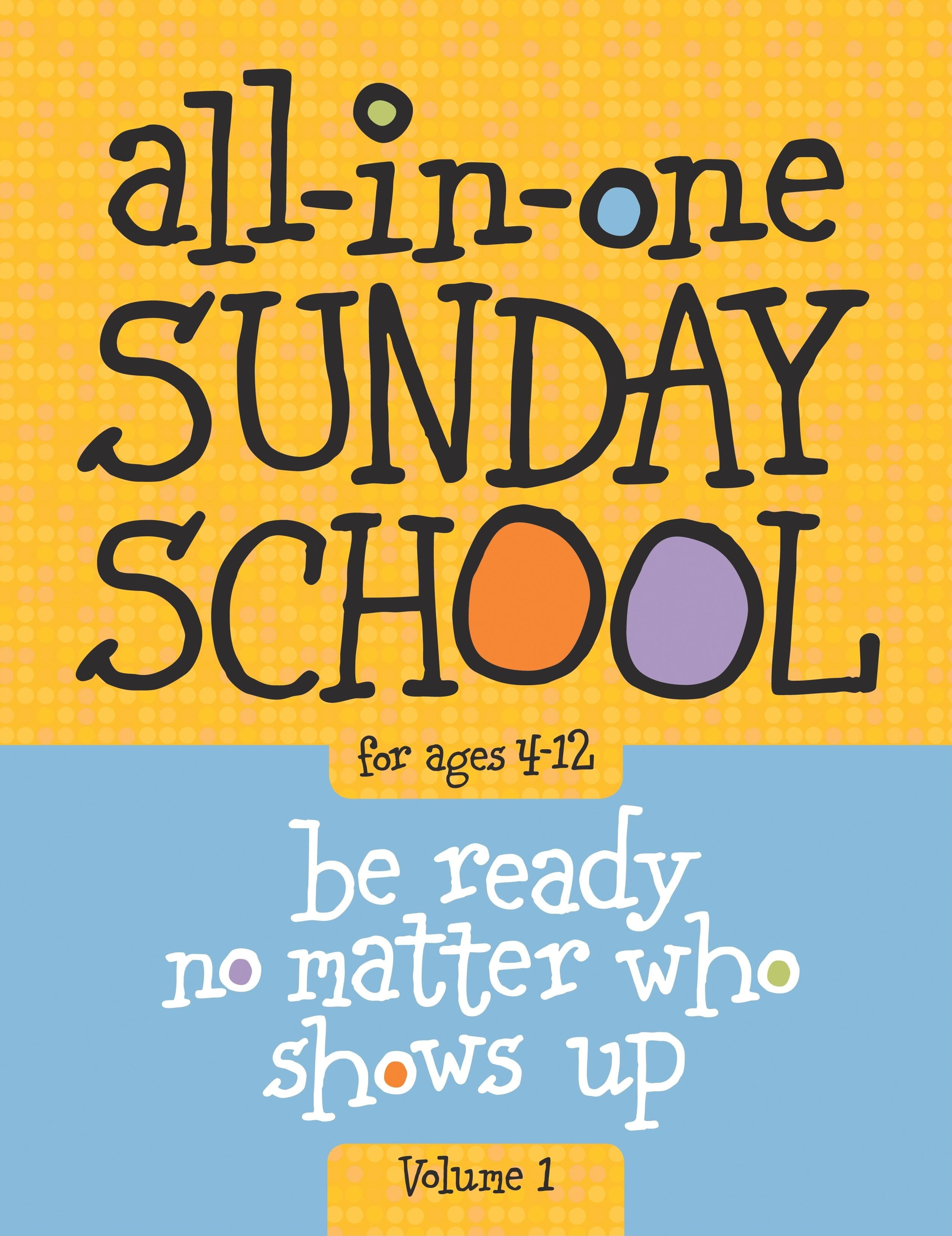 All-In-One Sunday School Bible Learn Book for Ages 4-12, Volume 1 ...