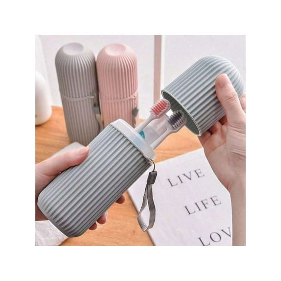 All-In-One Travel Toothbrush Case Portable Toothpaste Holder and ...