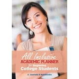 All Inclusive Academic Planner for Beginning College Students ...