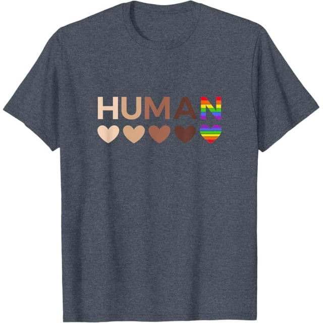 All-Inclusive Hearts for BLM Racial Justice & Human Equality T-Shirt ...