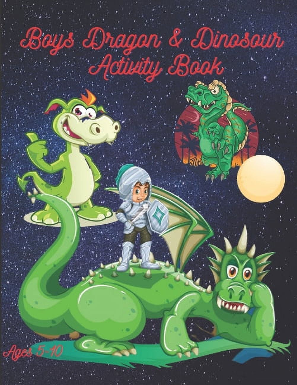 All about the Kids - Coloring, Activity Books and Other: Boys Dragon ...