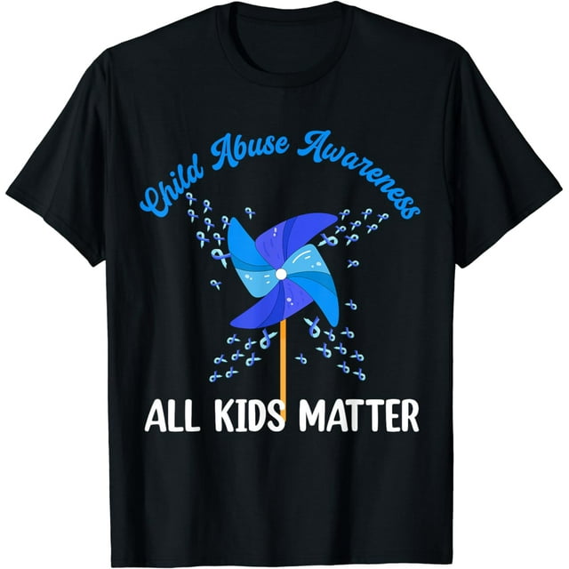 All Kids-Matter Pinwheel Child Abuse Prevention Awareness T-Shirt ...
