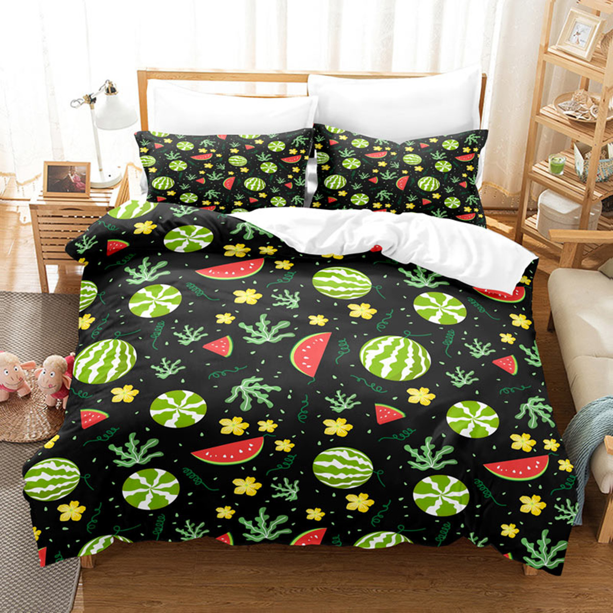 All Kinds of Fruit Summer Duvet Cover Bedding Size Lemon Orange ...