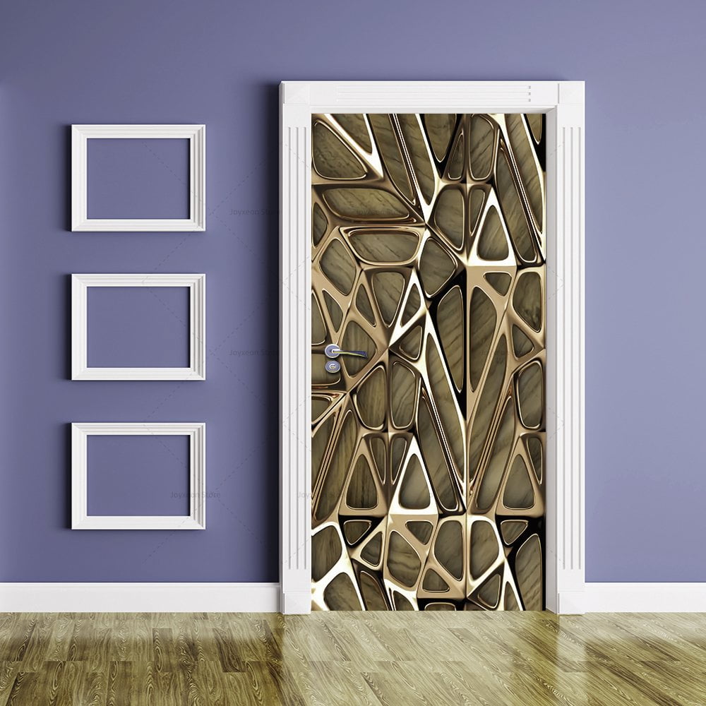 All Kinds of Round Door Stickers Vinyl PVC Waterproof Self-adhesive for ...