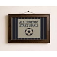 All Legends Start Small Vintage Sports Nursery Poster, Poster Home ...