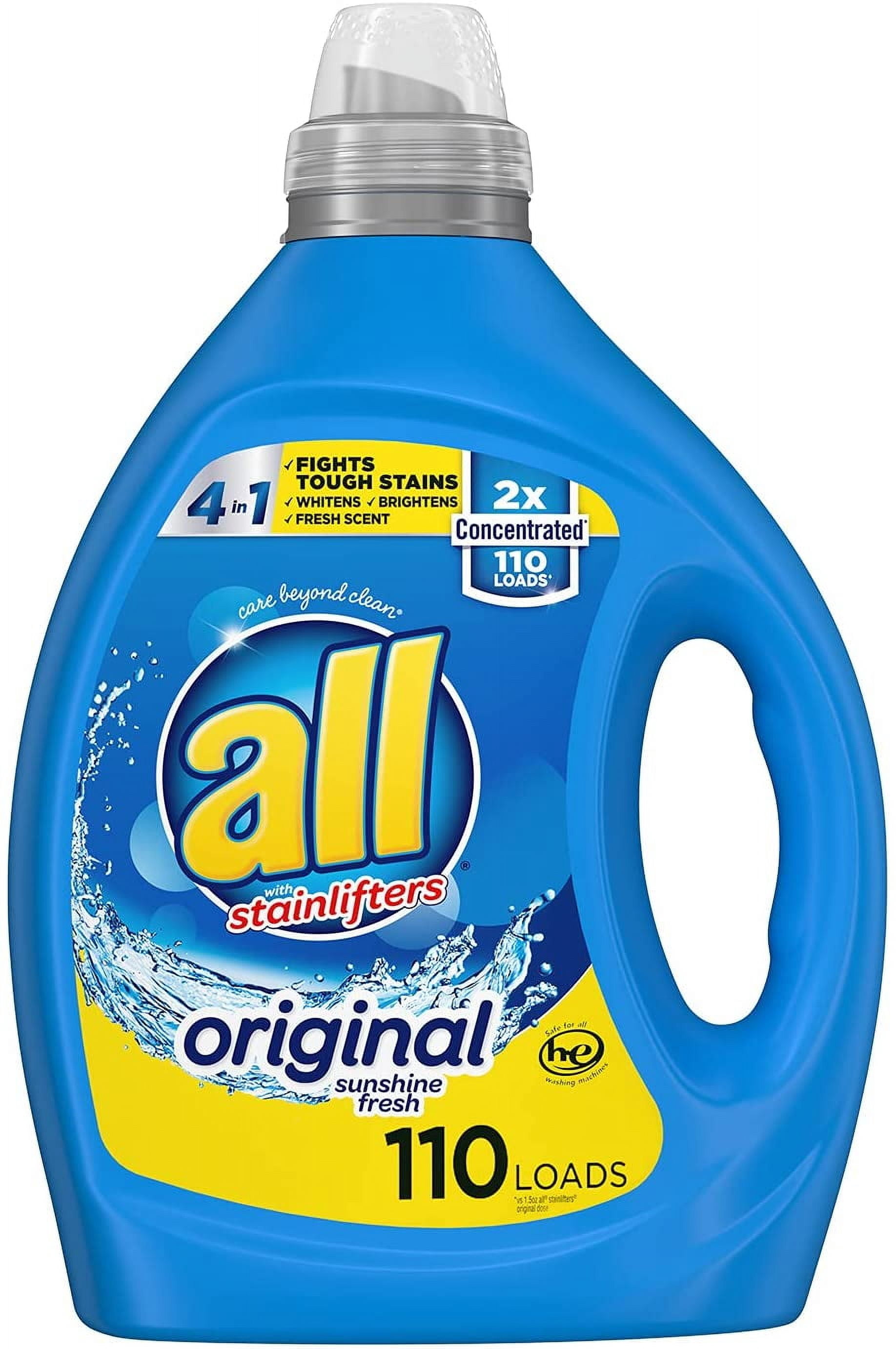 All Liquid Laundry Detergent, Stainlifter Fights Tough Stains, for ...