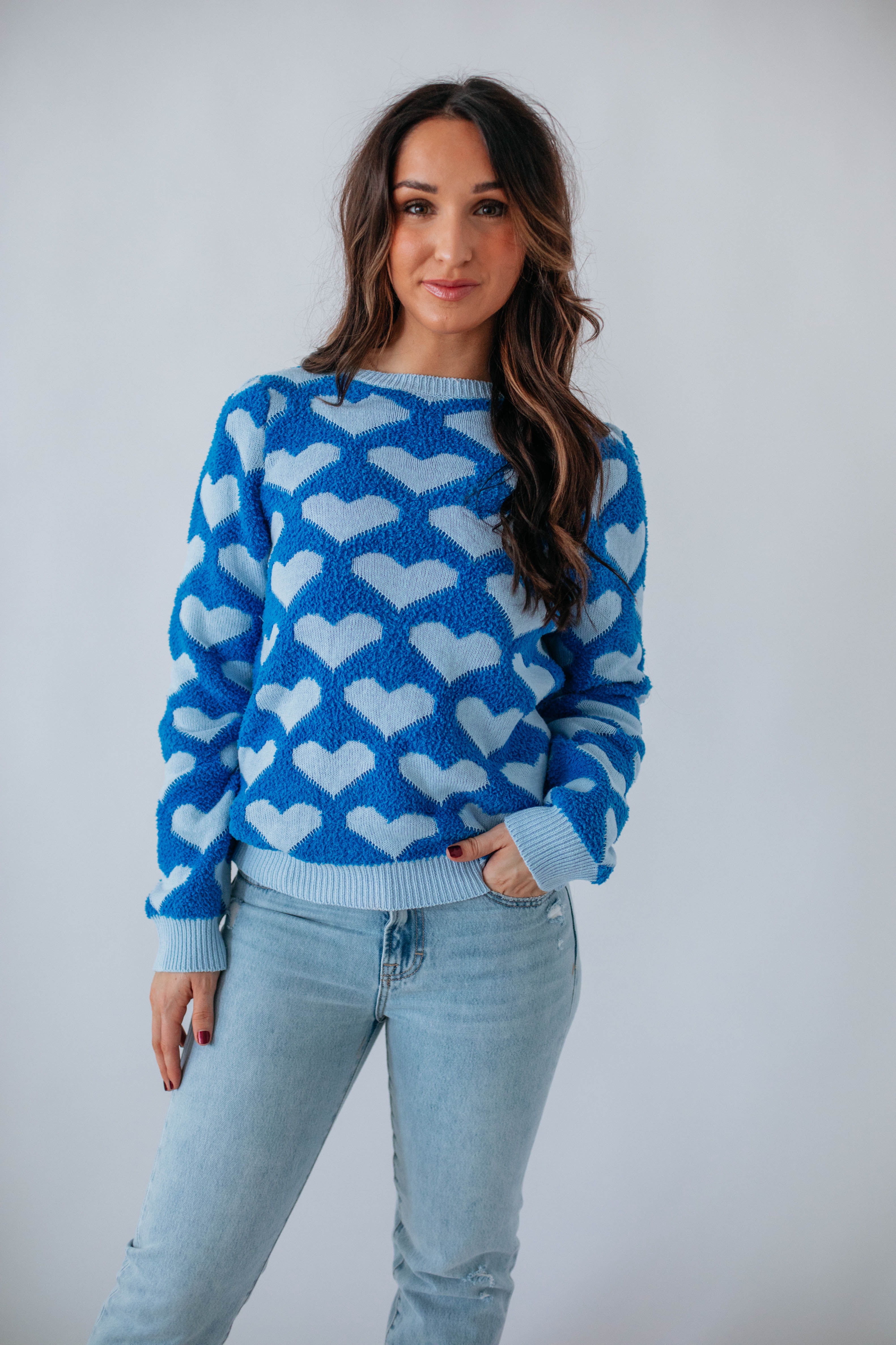 All Love Sweater - Cobalt - Walmart.com