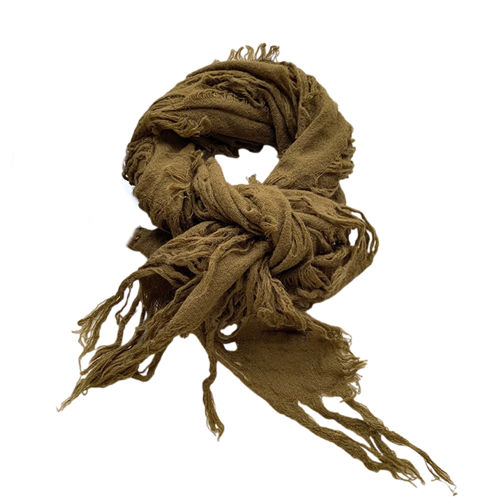 All Matching Wool Scarf Neck Wrap Distressed Neck Scarf Fashion ...