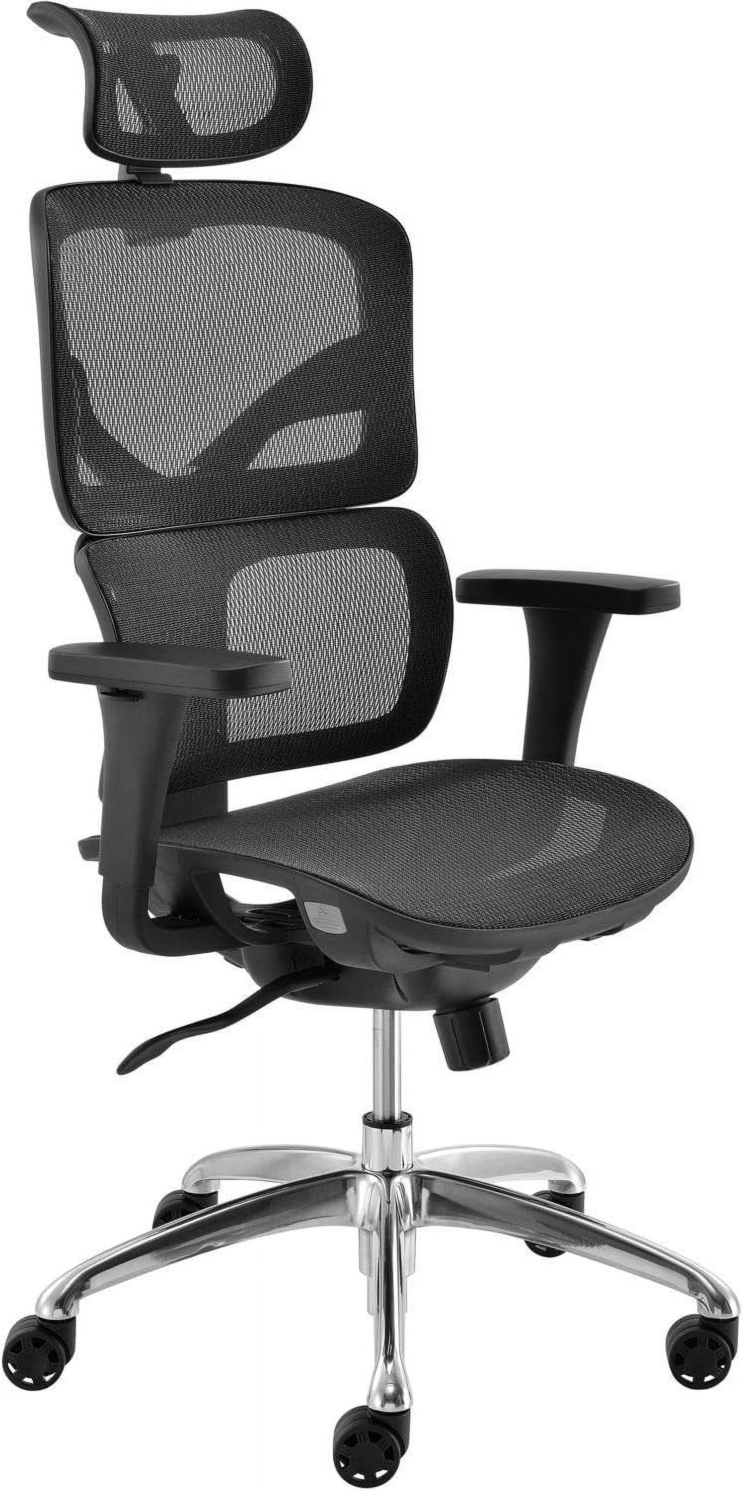 All Mesh Ergonomic Chair with Adjustable Arms, Black - Walmart.com