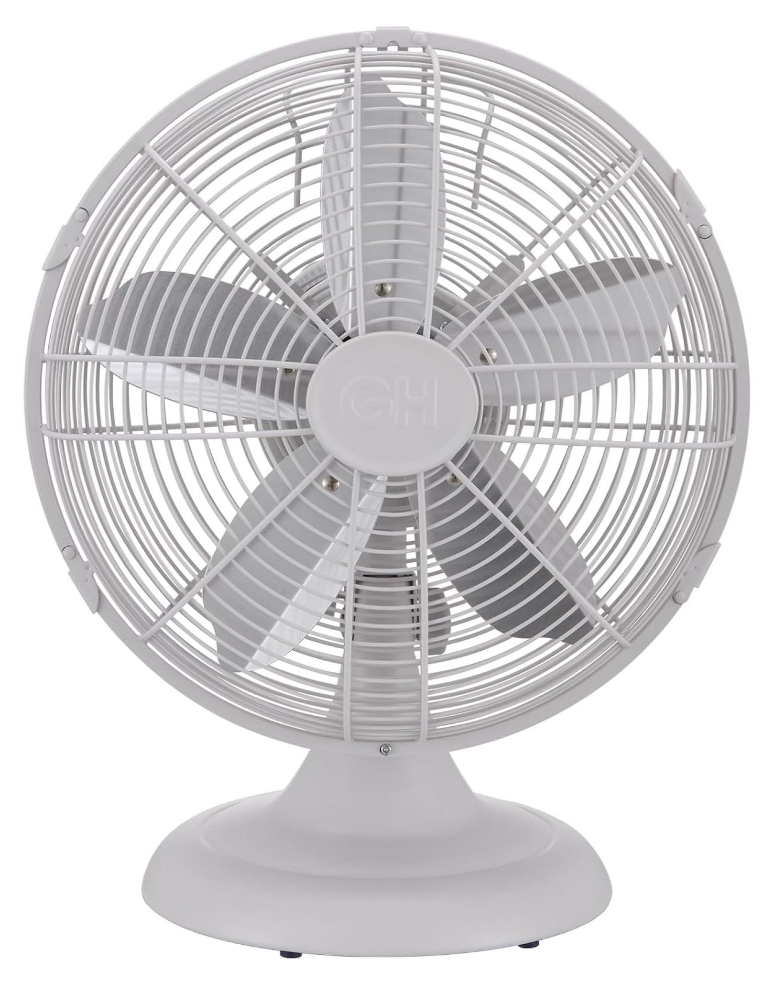 All-Metal 12" Table Fan, Matte White - Walmart.com
