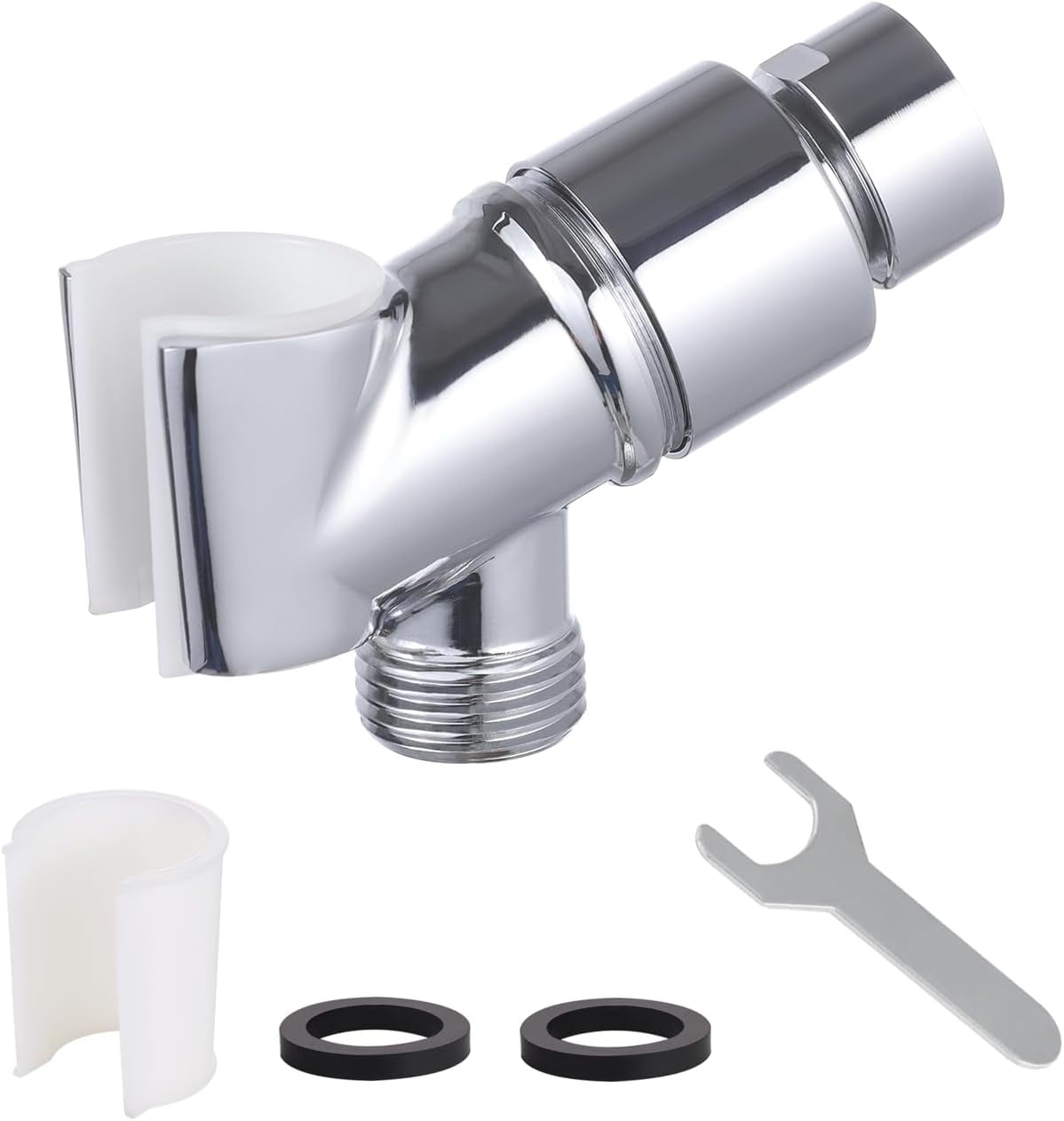 All Metal Handheld Shower Head Holder, Adjustable Wand Holder with ...