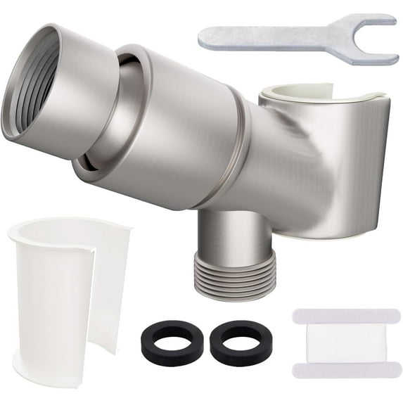 All Metal Handheld Shower Head Holder, Adjustable Wand Holder with ...
