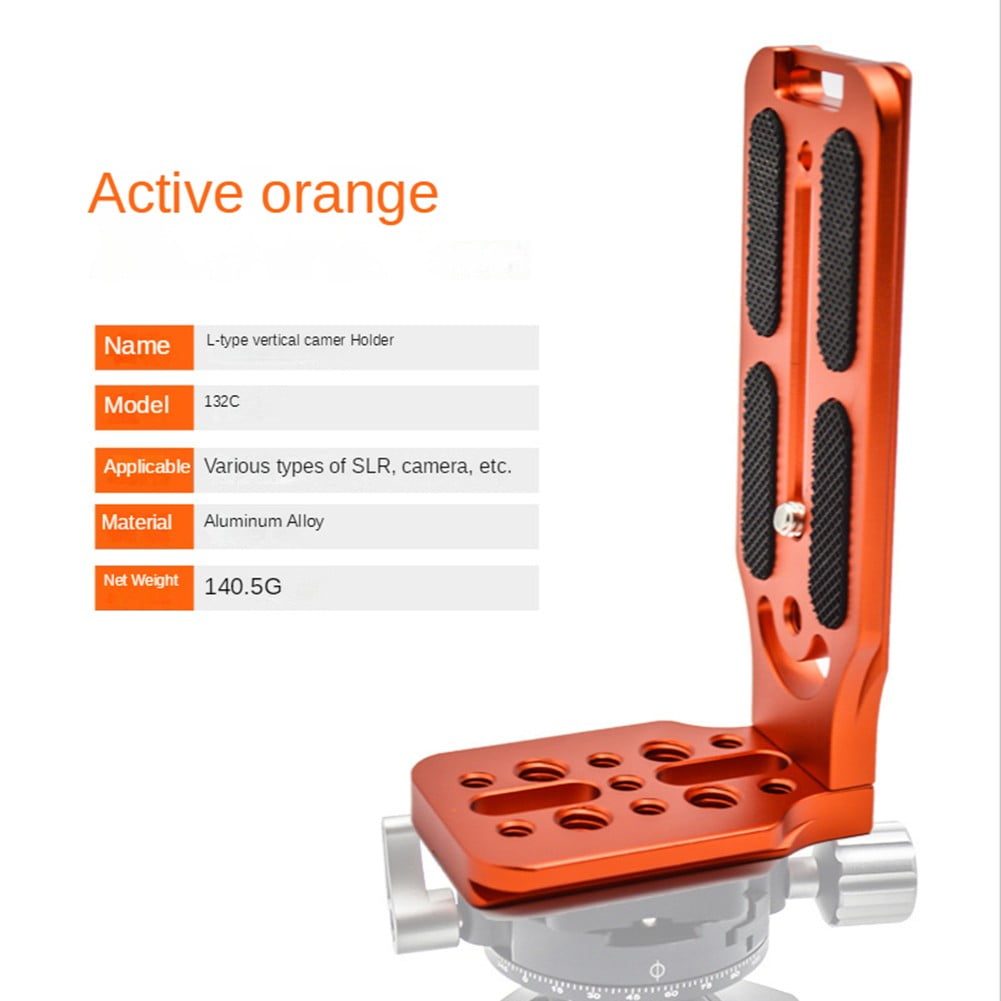 All-Metal L-Shaped Camera Bracket with Quick Release for Tripods ...