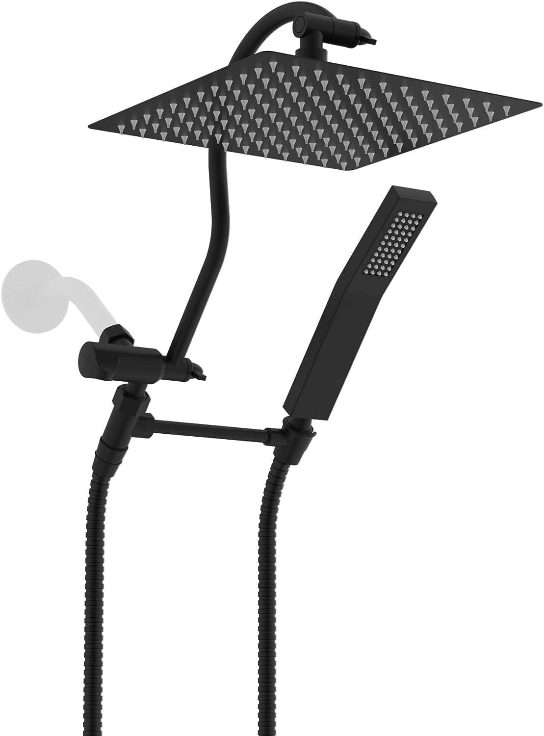 All Metal Shower Head, 10'' High Pressure Rainfall Shower Head ...