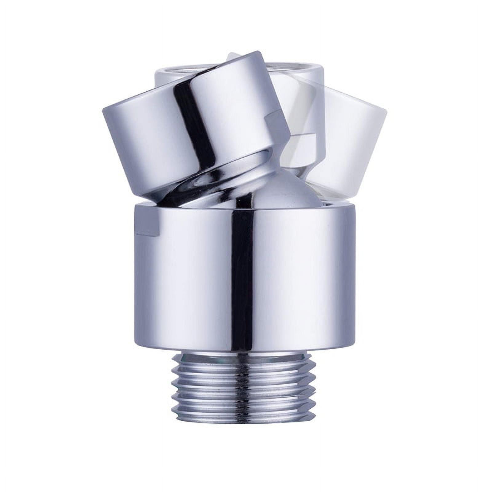 All Metal Shower Head Swivel Ball Joint Adapter. Solid Brass Adjustable ...