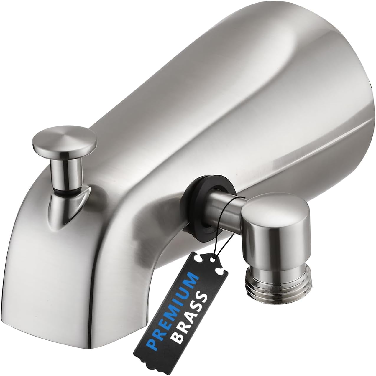 All Metal Tub Spout with Diverter Brushed Nickel, Diverter Tub Spout ...