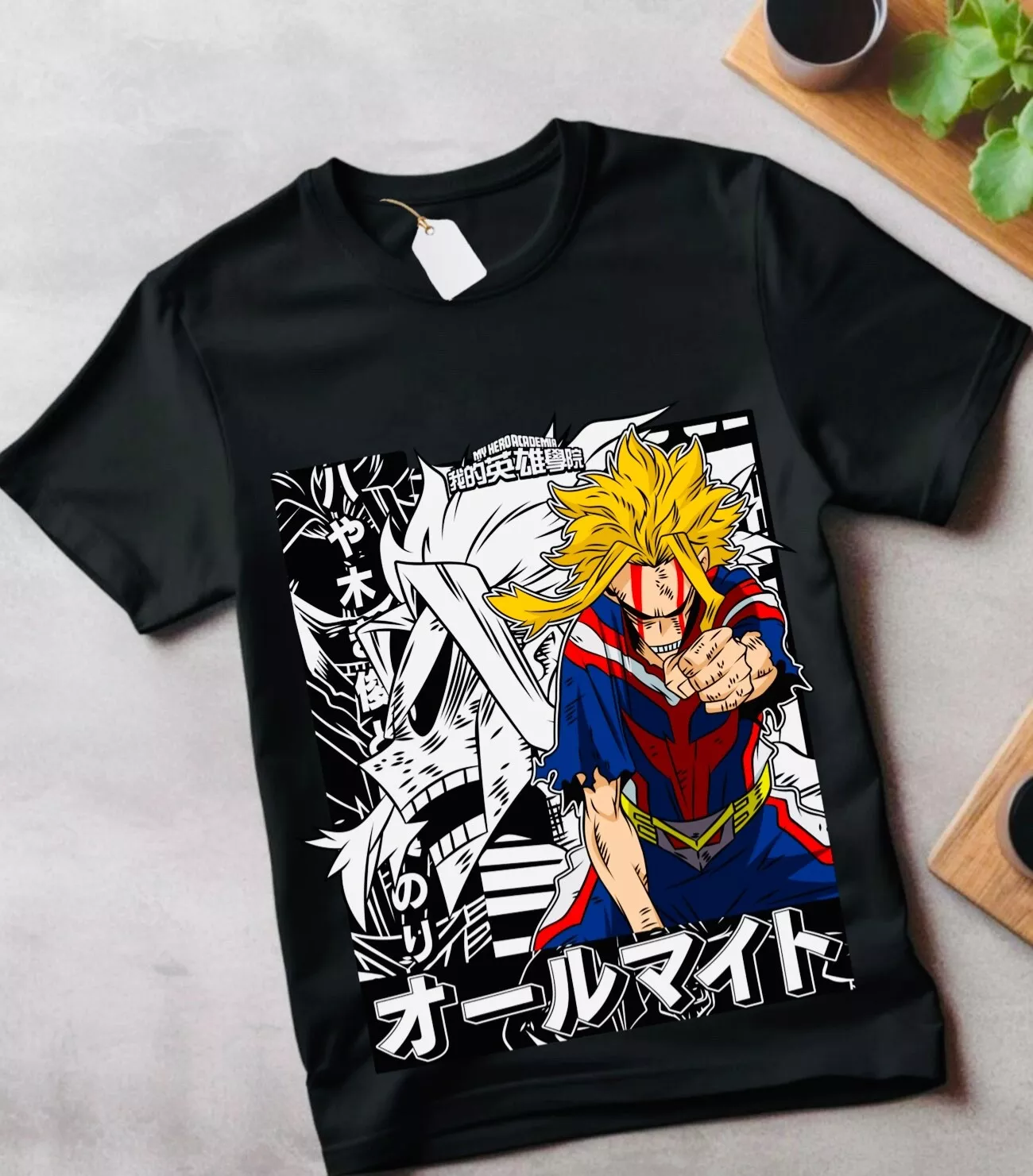 All Might T-shirt My Hero Academia Boku Hawks Armor Strip,Gift Shirt ...