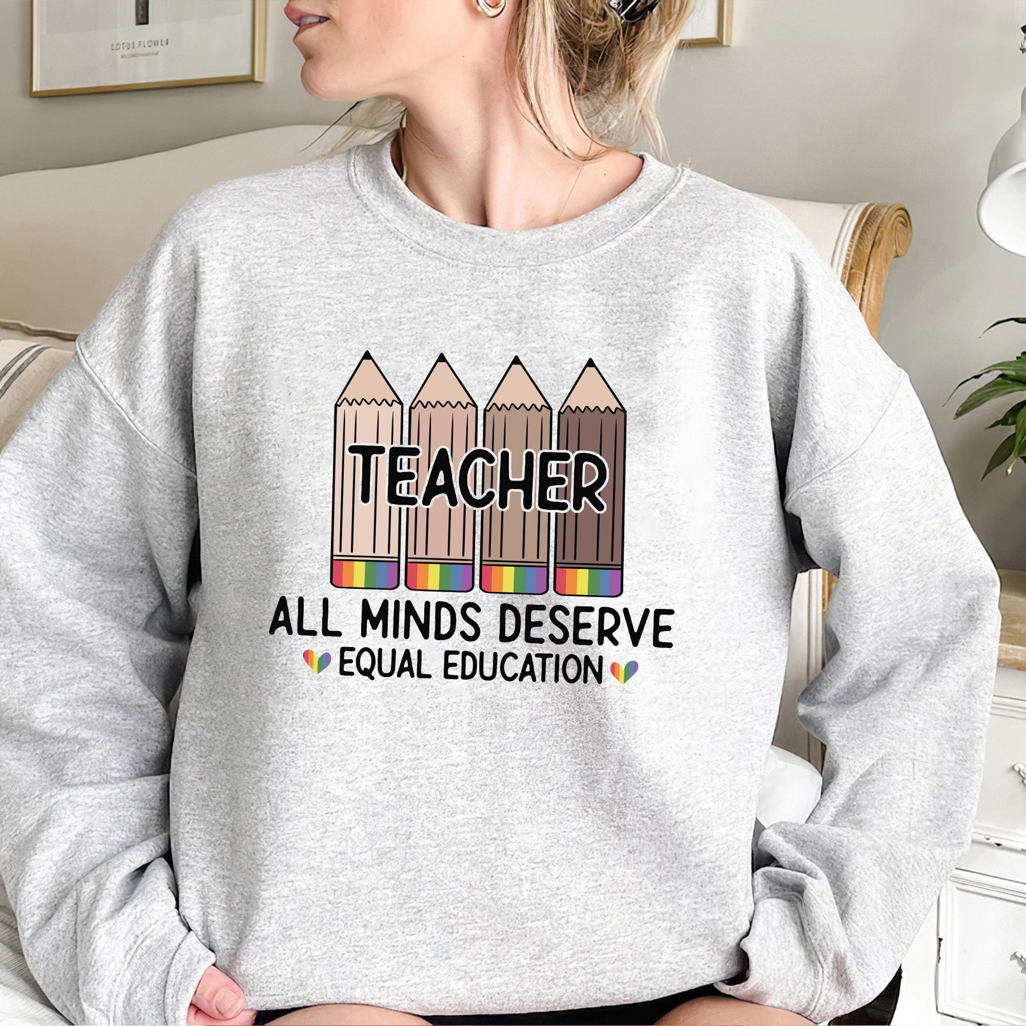 All Minds Deserve Equal Education Shirt, Teacher Shirt, Teacher Life ...