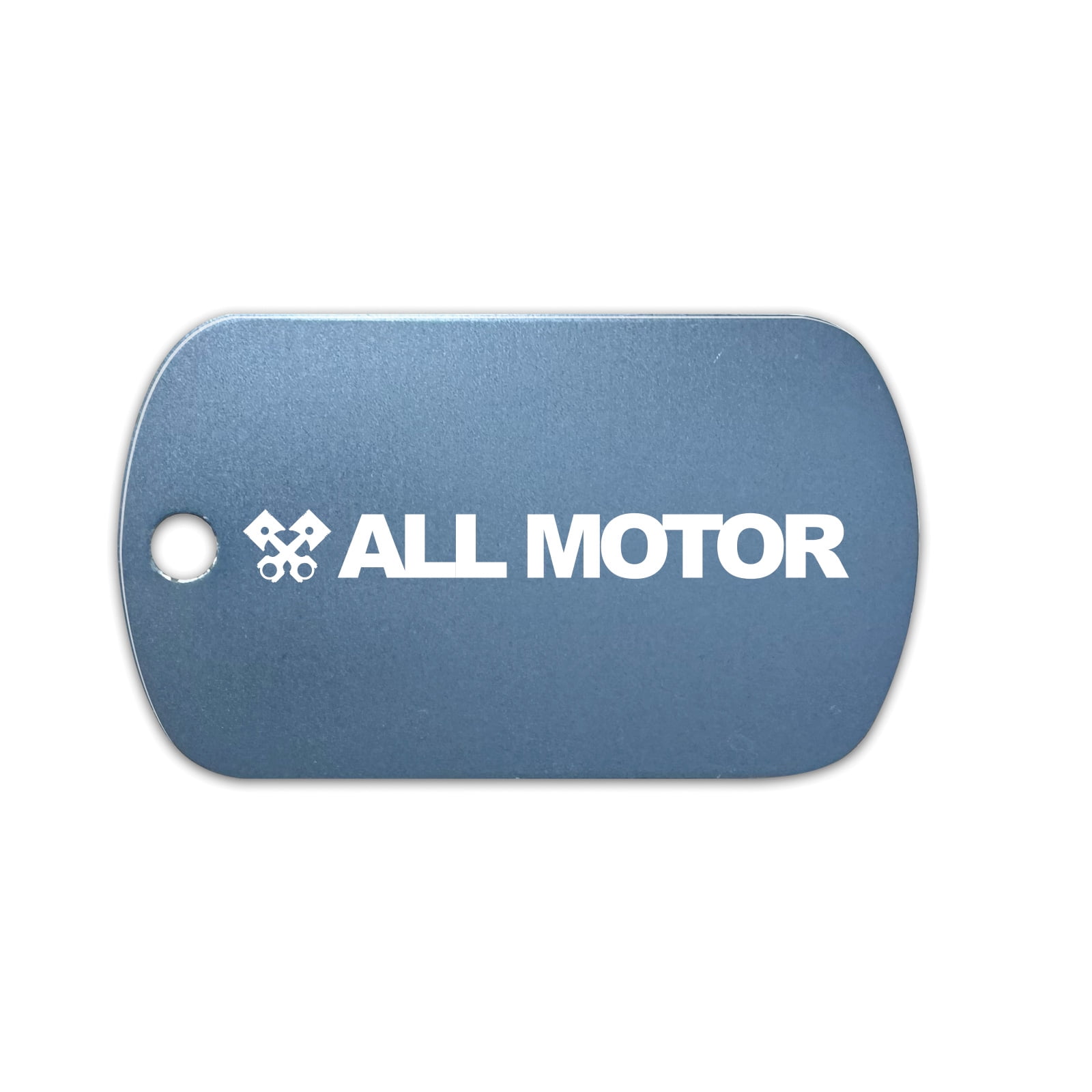 All Motor GI Dog Tag Aluminum Keychain jdm normally aspirated - Light ...