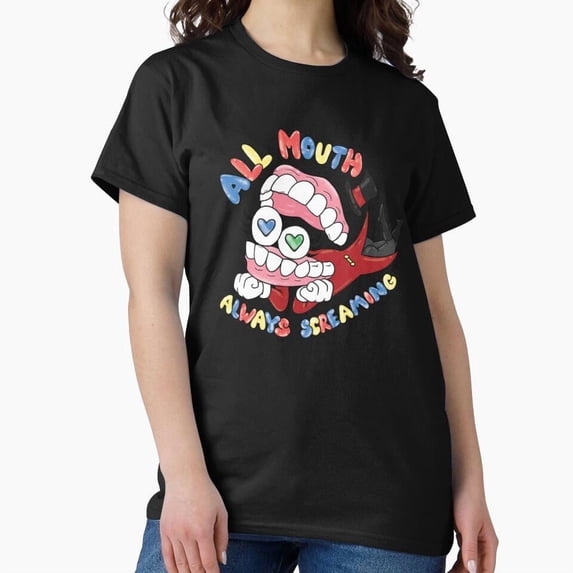 All Mouth, Always Screaming H3746, Premium Unisex Tee – Extended Sizes ...