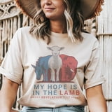 All My Hope Is In The Lamb TShirt Christian Tee - Walmart.com