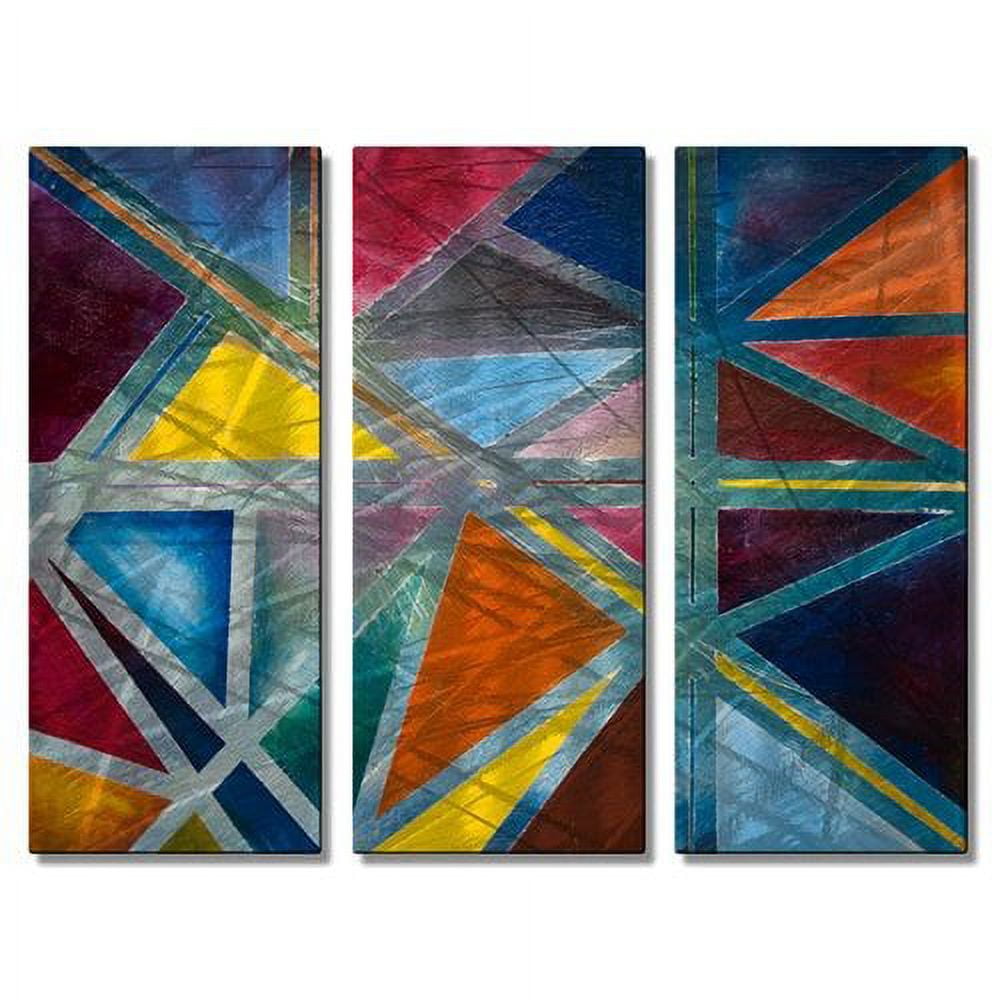 All My Walls 'Shattered II' by Daniel MacGregor 3 Piece Graphic Art ...