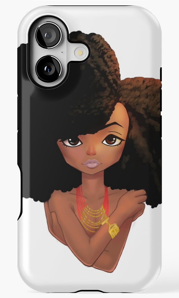 All Natural Afro Fabulous Beauty Portrait Art Phone Case for iPhone 11 ...