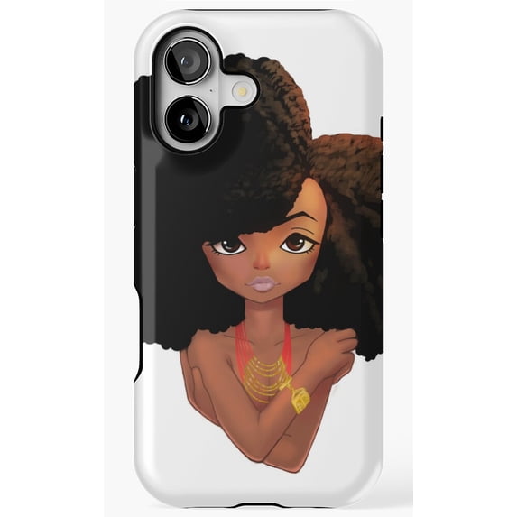 All Natural Afro Fabulous Beauty Portrait Art Phone Case for iPhone 11 ...