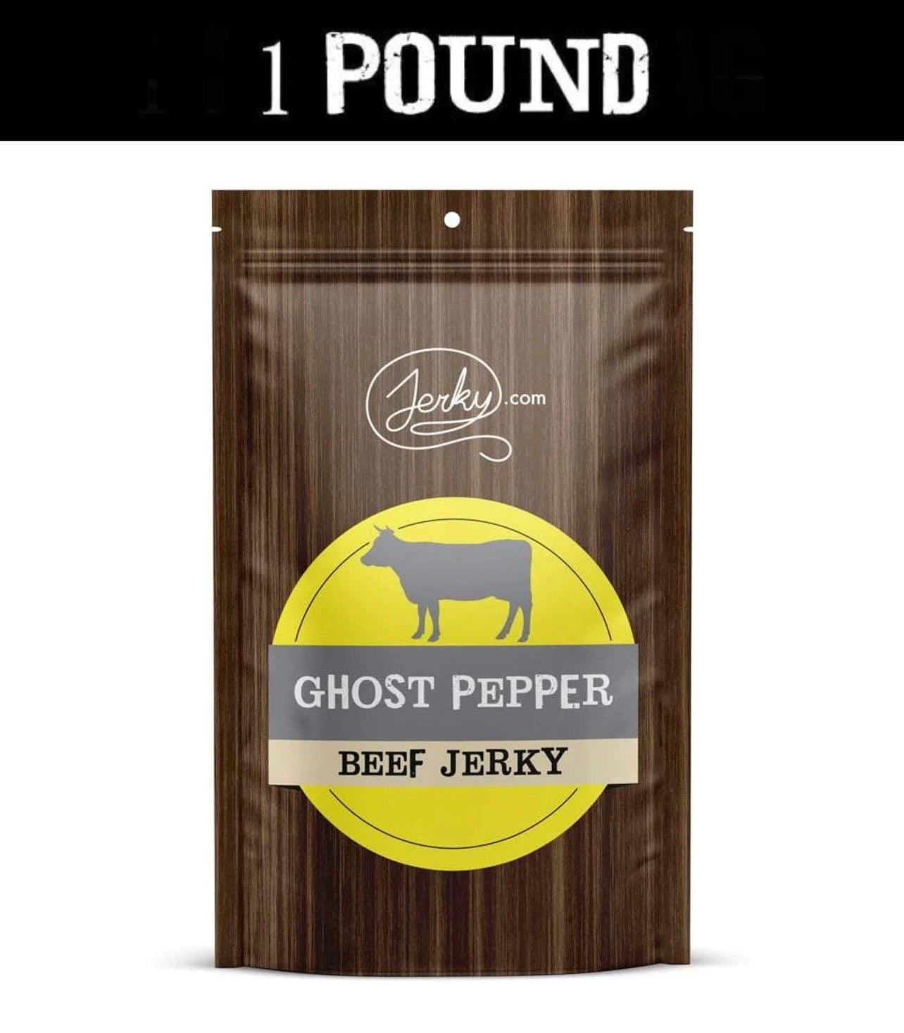All Natural Ghost Pepper Beef Jerky - Extra Spicy, Premium Grass-Fed ...