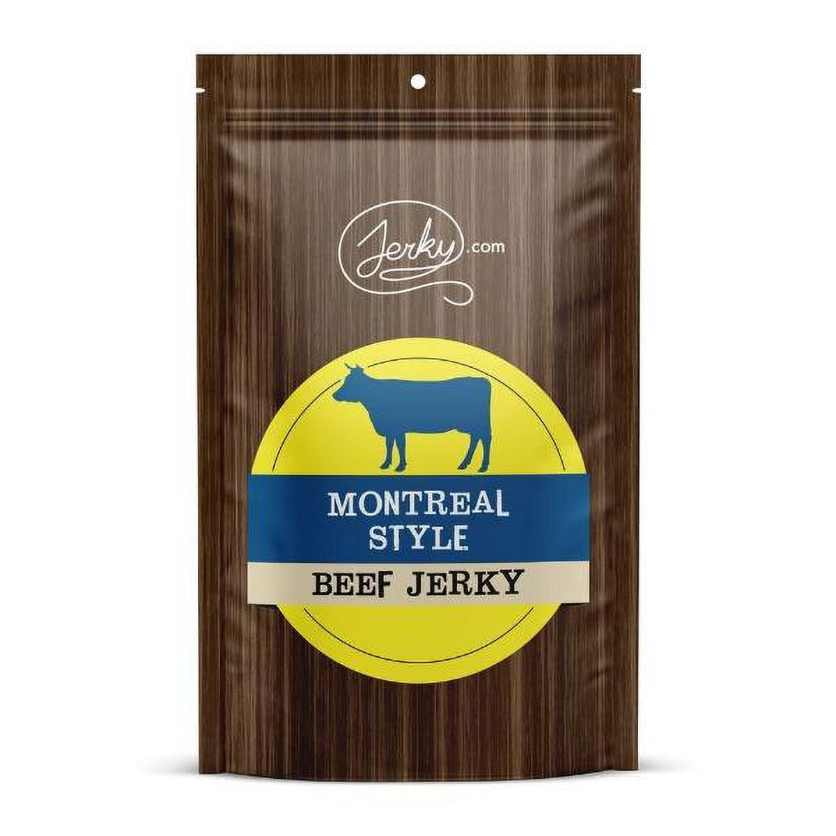All Natural Montreal Style Beef Jerky - No Added Preservatives, No MSG ...