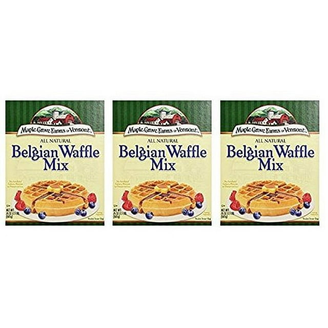 All Natural Belgian Waffle Mix, 24 ounce (Pack of 3) - Walmart.com