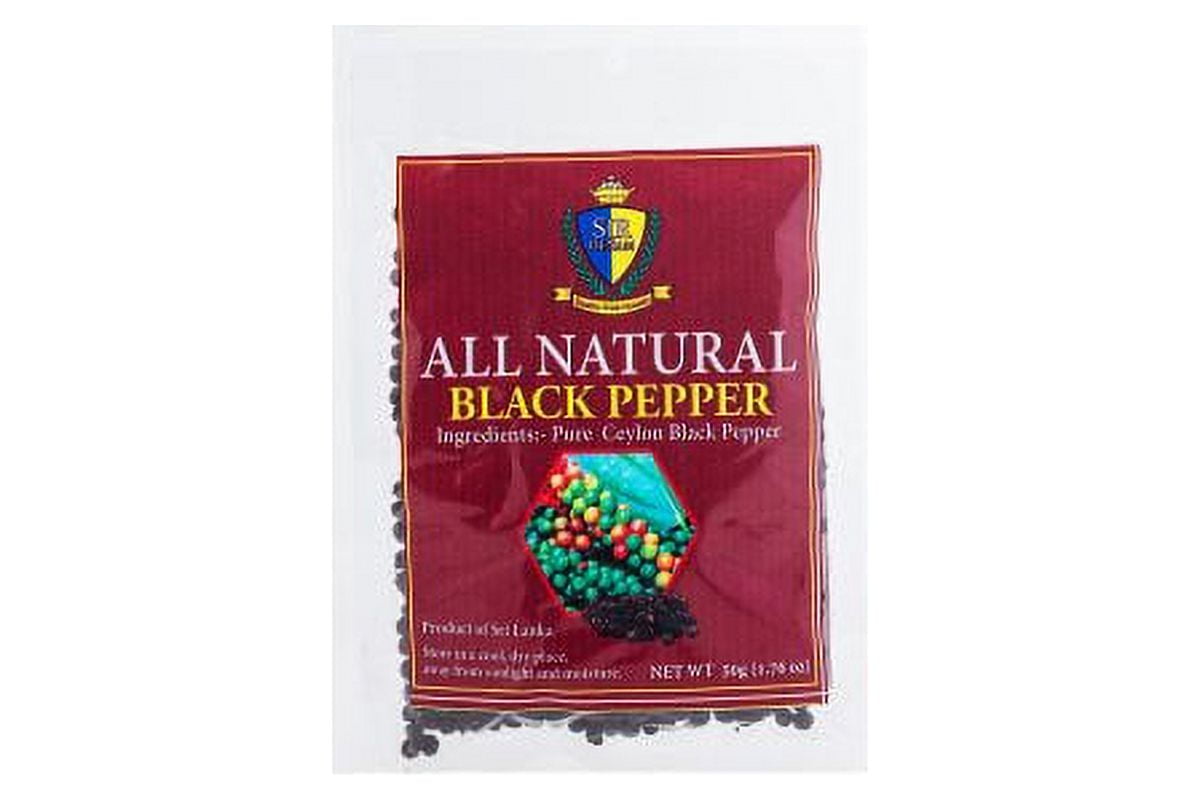 All Natural Black Pepper (50g) - Walmart.com