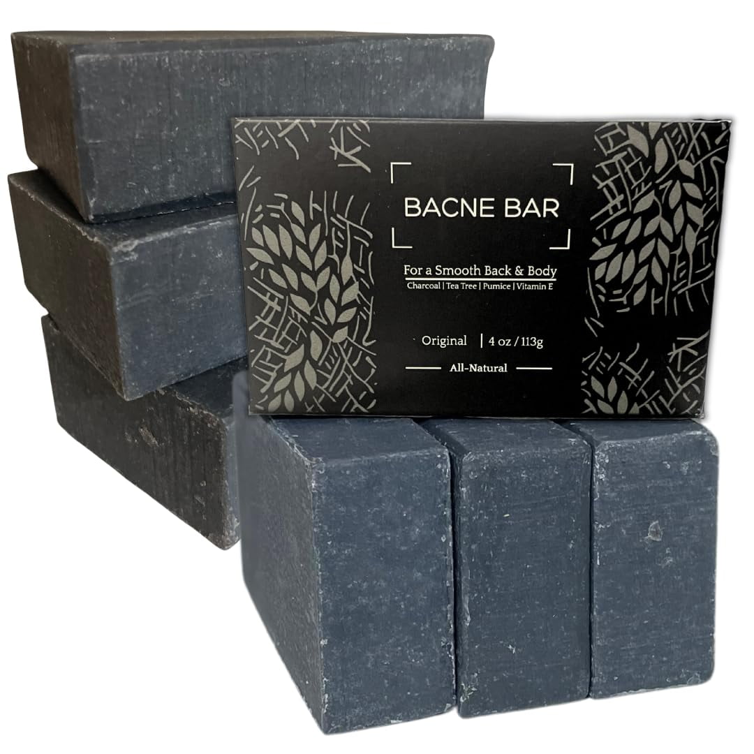 All Natural Body Acne Soap with Charcoal, Pumice, Tea Tree Oil ...