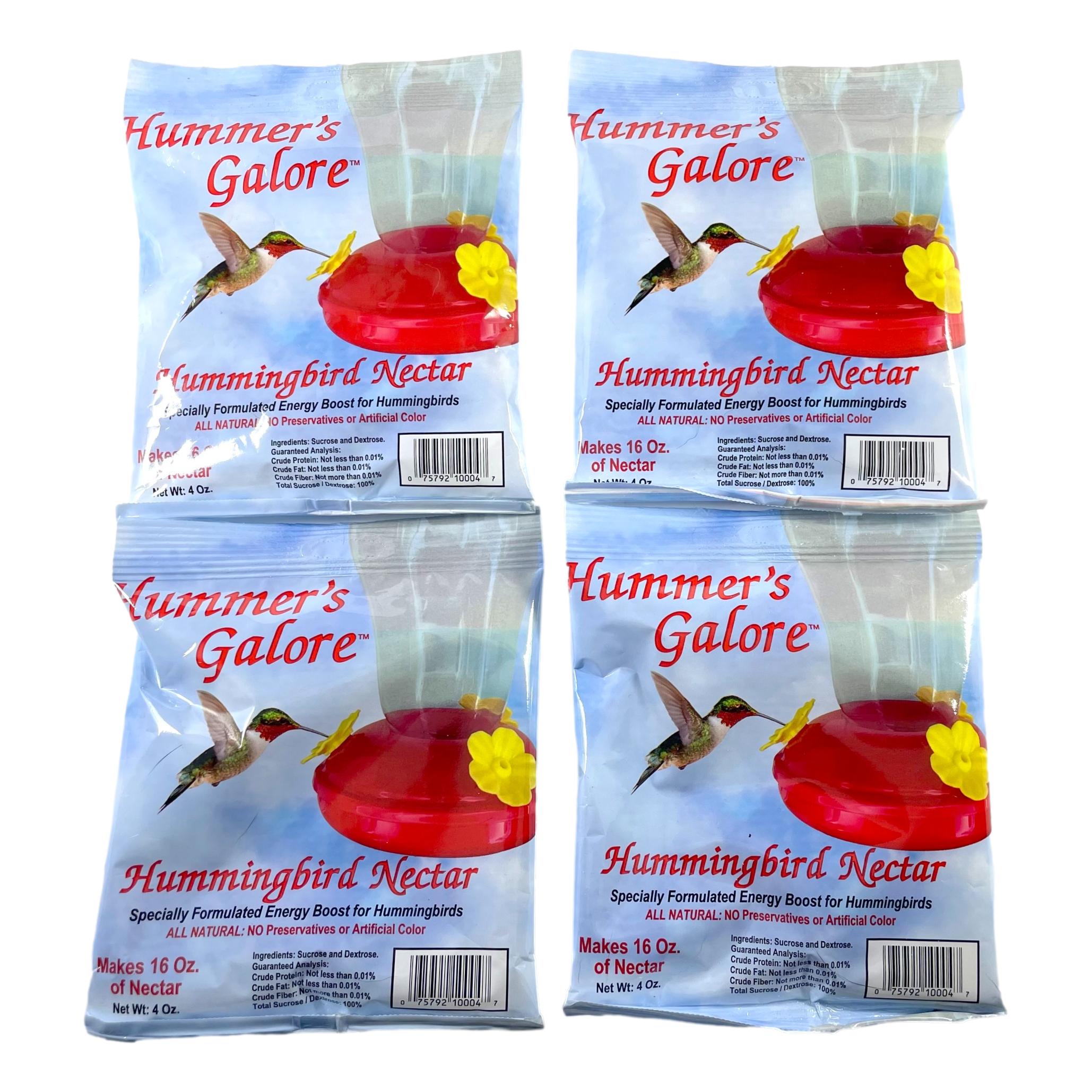 All Natural Hummingbird Nector Feeder Mix Set of 4 Packages - Walmart.com
