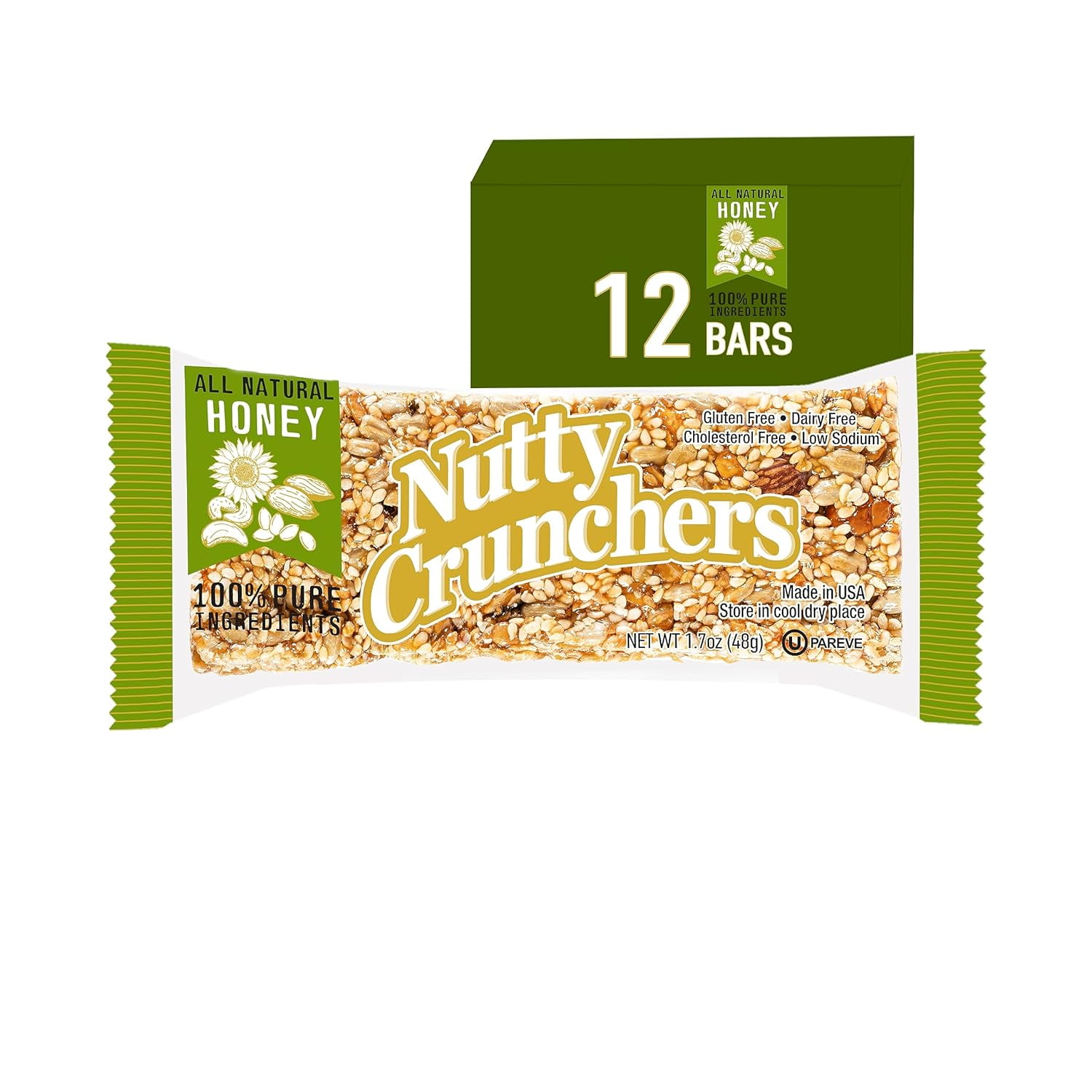 All Natural Ingredients (Honey Mix 12 Bars/box) - Walmart.com