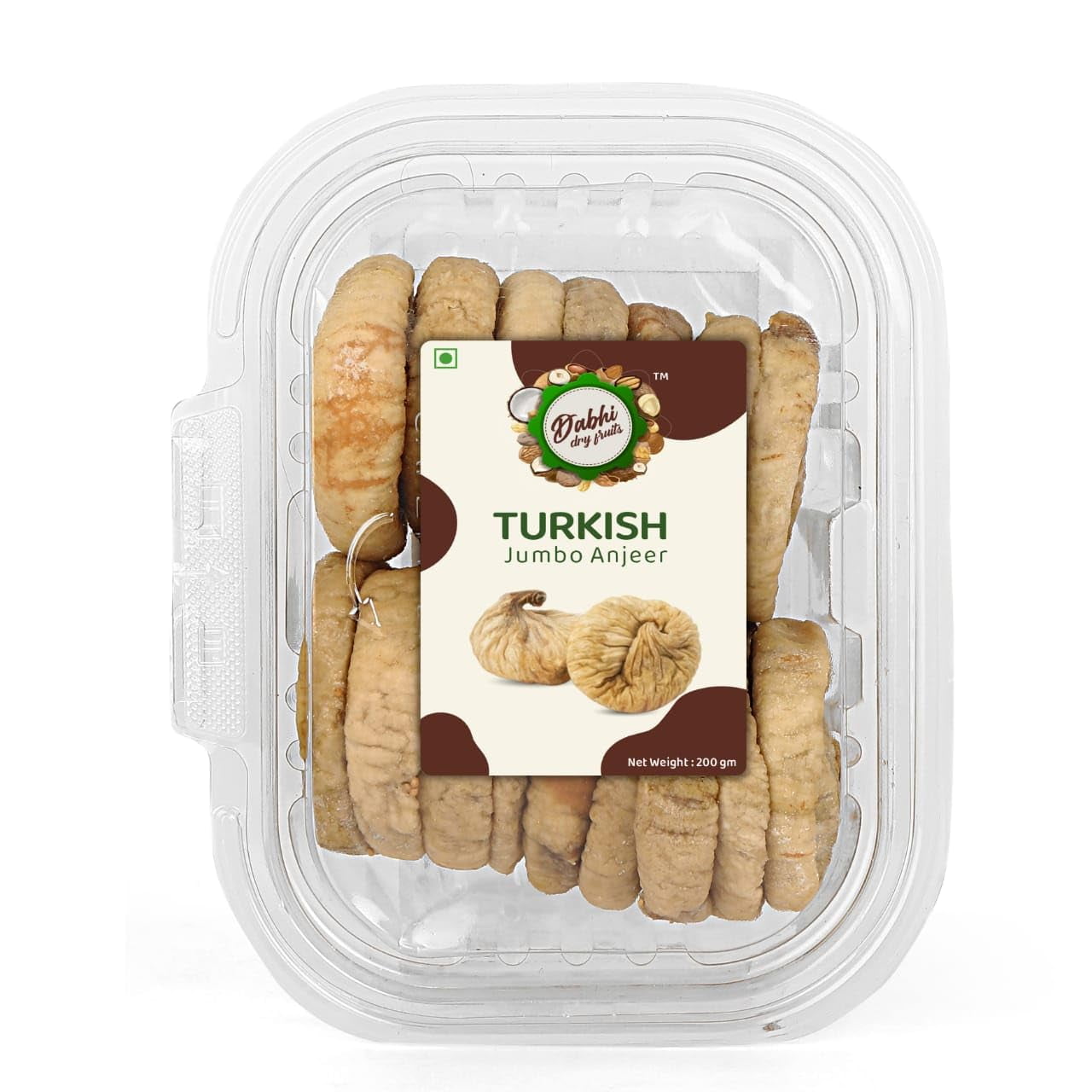 All Natural Jumbo Anjeer Turkish Figs By Dabhi Dry Fruits 200gm ...